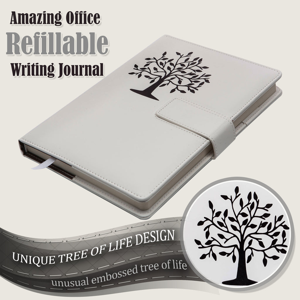 The Tree Of Life Personal Notebook Journal - 5x8 Inch - White – The ...